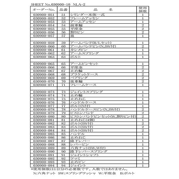 [メーカー直送品] 長崎ジャッキ NLA-2用 【 PBバルブ 】 No.111 (030900-111) NLA-2-NO.111 : エヒメマシン Yahoo!ショッピング店 - 通販 ...