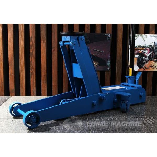 [ポイント5倍] [メーカー直送業者便] 硬質ナイロン車輪仕様 NLA-2P-N 低床 エアーガレージジャッキ 2ton 足踏みペダル付 長崎ジャッキ :nla-2p-n:EHIME ...