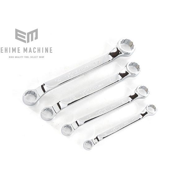 NEPROS NTM5S04 45°×6°ショートめがねレンチセット4本組 ネプロス : エヒメマシン Yahoo!ショッピング店 - 通販 - Yahoo!ショッピング