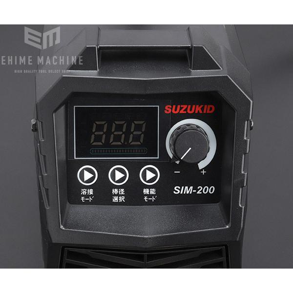 SUZUKID [メーカー直送品] SIM-200 200V専用直流インバータ アーク溶接機 アイマックス200 スター電器 : エヒメマシン ...