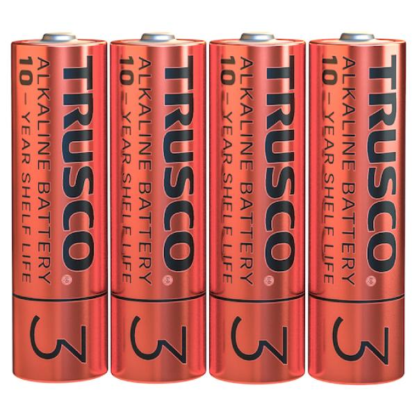 TRUSCO中山 TRUSCO アルカリ乾電池10年 単3 (4本入) TLR6GPL-4S トラスコ : エヒメマシン Yahoo!ショッピング店 - 通販 - Yahoo!ショッピング
