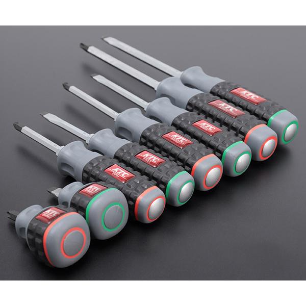 KTC TPMD18 樹脂柄ドライバセット貫通タイプ[8本組] (D1P2-1, 2, 3,D1M2-5, 6, 8,D1PS-2,D1MS-6) KTC ドライバーセット : tpmd18 ...