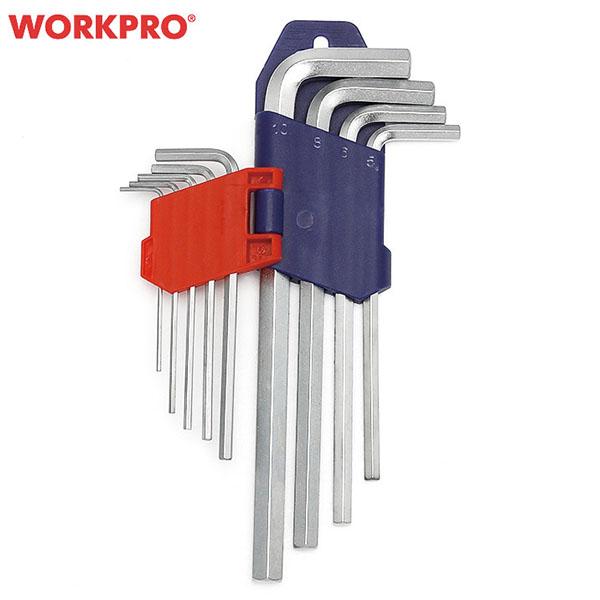 ワークプロ 六角レンチセット 9PC 1.5-10mm (WP222004)(6914280004518) WORKPRO : エヒメマシン Yahoo!ショッピング店 - 通販 ...