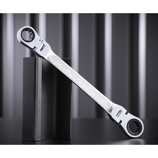 KTC MR1A-1214F ラチェットめがねレンチ（両頭型首振りタイプ）サイズ12×14mm : mr1a-1214f : エヒメマシン 39ショップ - 通販 - Yahoo!ショッピング