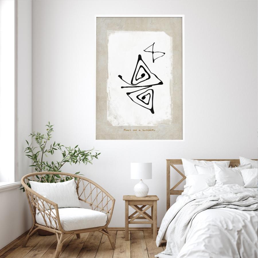 アートポスター 選べるデザイン 抽象画 ラインアート A4 A3 B3 A2 B2 A1 B1 30×40 40×50 50×70 : Wall Decor E.hina - 通販 ...