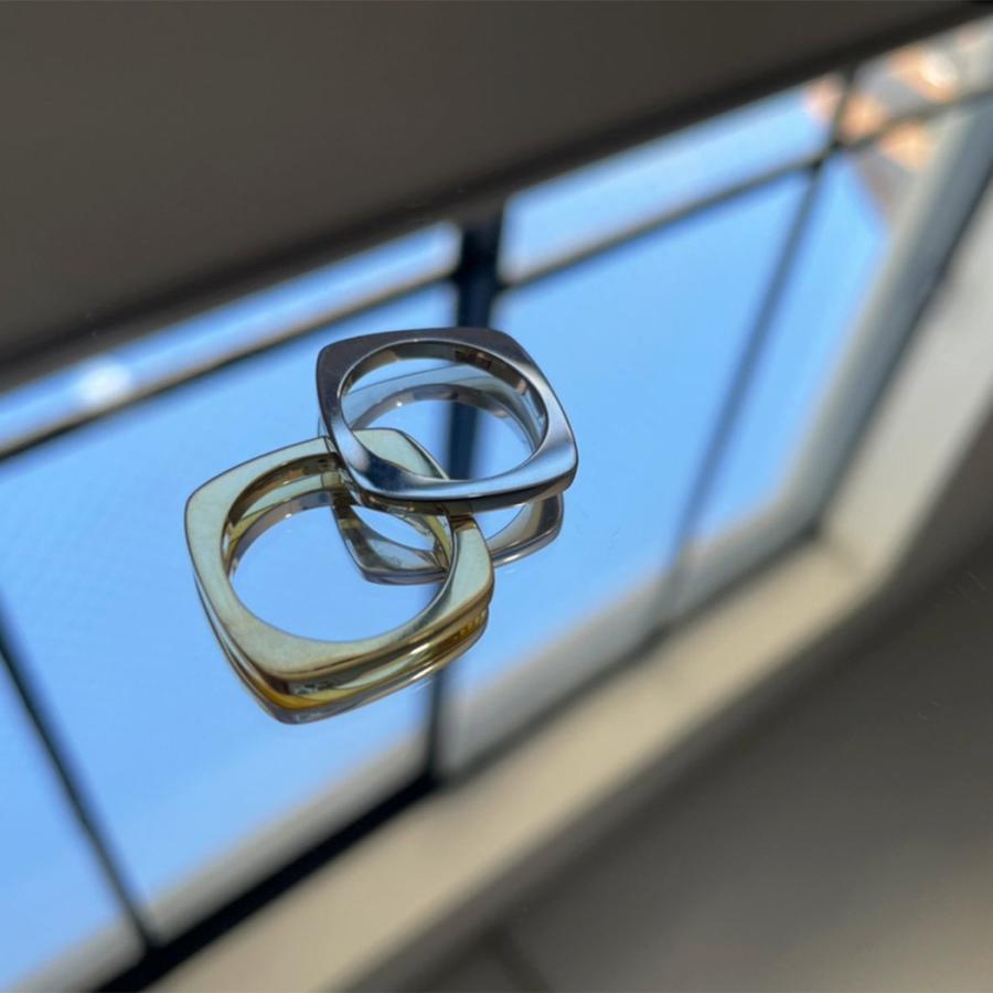 BYOKA（ビョーカ）/ R1501 SLICE RING リング - シルバー : ジュエリー ファッション EHS - 通販 - Yahoo!ショッピング