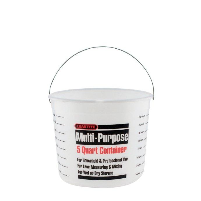 LEAKTITE / 5 Qt. Multi-Purpose Pail 5クォート マルチミックスペール アメリカ製バケツ インテリア DIY 掃除グッズ ゴミ箱 雑貨 USA プチギフト お ...