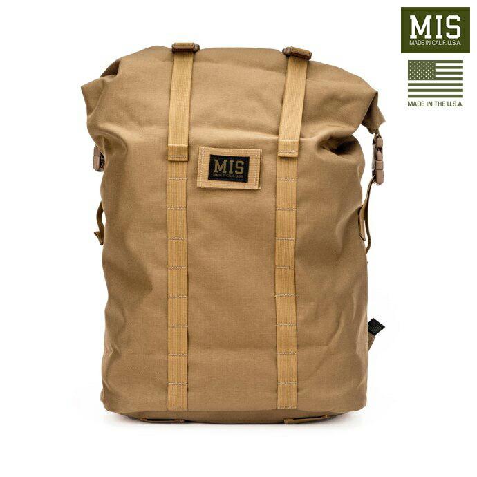 MIS エムアイエス / MIS-1009 ROLL UP BACKPACK ロールアップバックパック - Coyote Brown コヨーテ ...