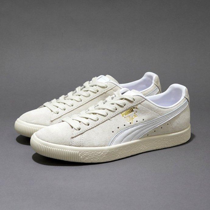 PUMA / Clyde PRM プーマ クライド - Frosted Ivory アイボリー 391134-01 メンズ 限定 スニーカー ...