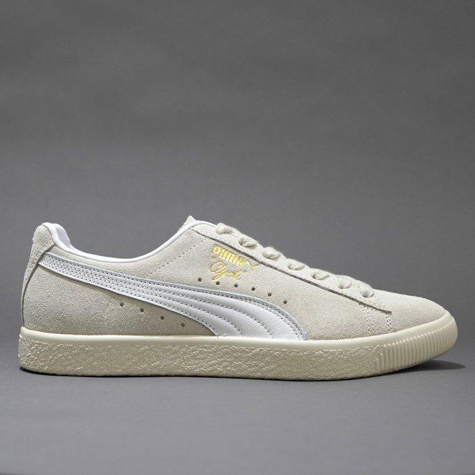 PUMA / Clyde PRM プーマ クライド - Frosted Ivory アイボリー 391134-01 メンズ 限定 スニーカー ...