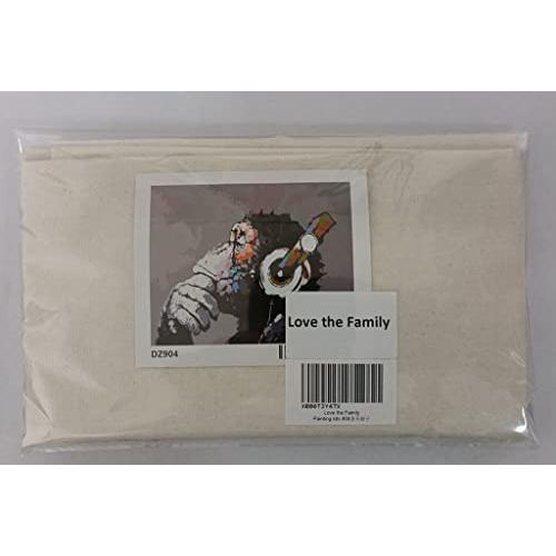 LoveTheFamily 数字油絵 数字キット塗り絵 手塗り DIY絵 デジタル油絵 40 x 50 cm ホーム オフィス装飾 -動物の新しい : s-6455907644750 ...