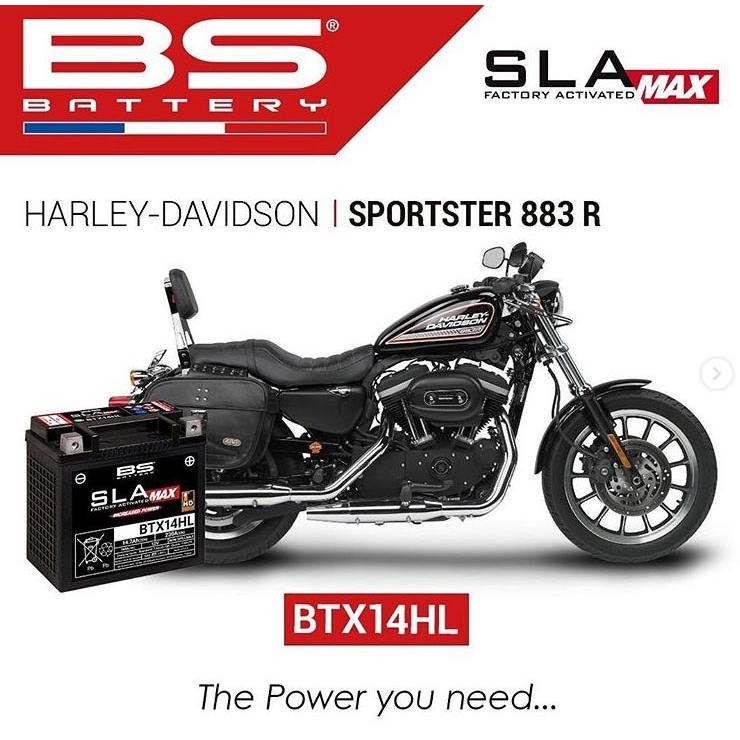 BS BATTERY ハーレー専用 BSバッテリー BTX14HL SLA MAX バイク バッテリー 1年保証付 : エイトxエイトYahoo!店 - 通販 - Yahoo!ショッピング
