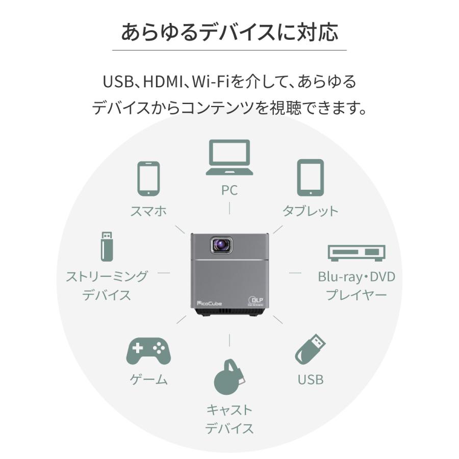 小型プロジェクター ピコキューブ Plus Picocube 天井 家庭用 高 小型プロジェクター ピコキューブ Plus Picocube 天井 家庭用 高