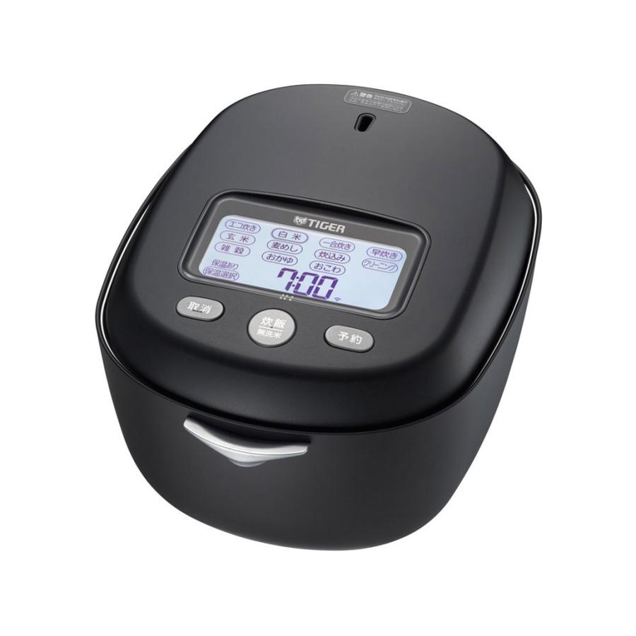 TIGER JRX-G100KG 土鍋圧力IHジャー炊飯器 炊きたて 土鍋ご泡火炊き 本土鍋 5.5合炊き エボニーブラック 新品 送料無料 : 4904710441022 ...