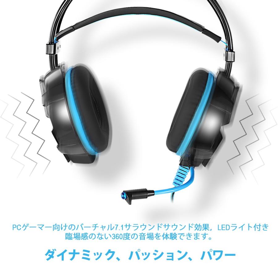 ACEPHA ゲーミングヘッドセットマイク G7000 7.1サラウンドサウンド対応 GM0300 新品 送料無料 : eightloop ...