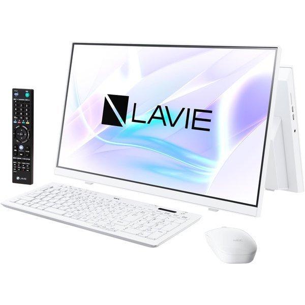 LaVie NEC PC-HA370RAW LAVIE Home All-in-one 23.8型 Celeron 5205U メモリ8GB HDD1TB Windows 10 Office ...