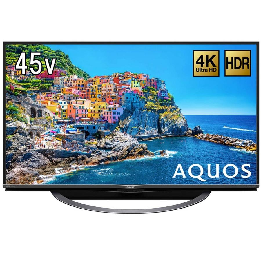 AQUOS シャープ SHARP 4T-C45AJ1 4K アクオス 45V型 地上・BS・CSデジタルハイビジョン液晶テレビ 4K対応 COCORO VISION搭載 新品 送料無料 ...
