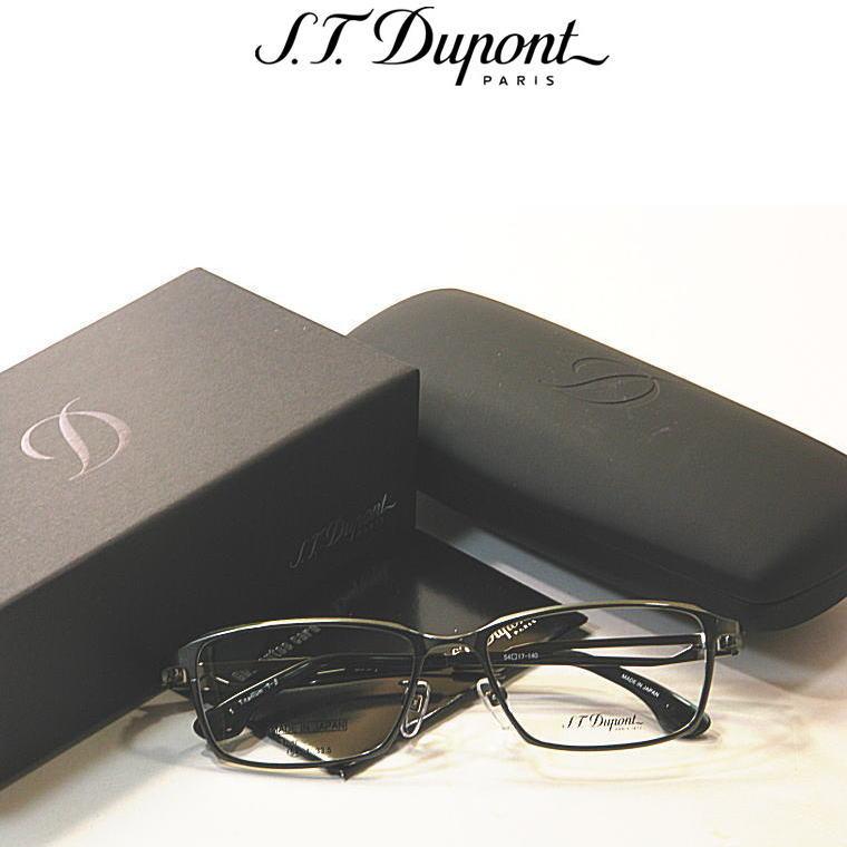 S.T.DUPONT DP-1050-C1 デュポン【S.T.Dupont】度付きレンズ付メガネ 紳士用【Dp-1050-C1】チタン枠 青山眼鏡 送料無料 新作 遠近両用対応 高級メガネ ...