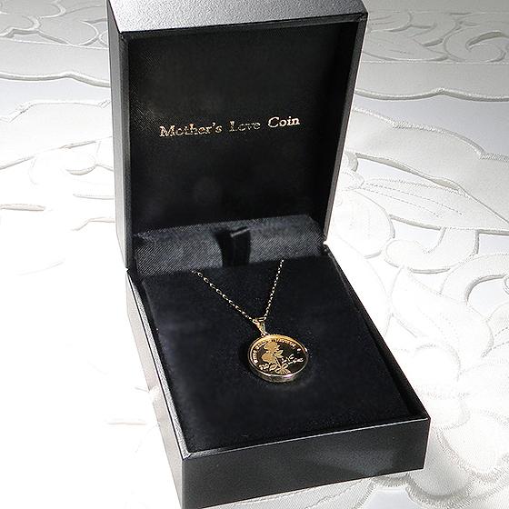 コインネックレス 24金 純金 ラヴィアンローズ エリザベス女王 バラ K24 K18 2023 コイン ネックレス 1/20oz 送料無料 18k 2023年 薔薇 EmN0159 ...