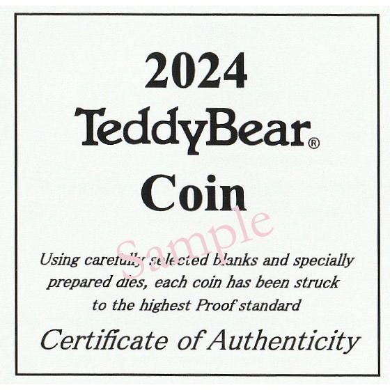 K24/K18 テディベアコインネックレス 1/30oz 保護ガラス付 送料無料 純金 ペンダント 24金 K18 18k ゴールド 金貨 記念 チャールズ国王 2024年 限定 ...