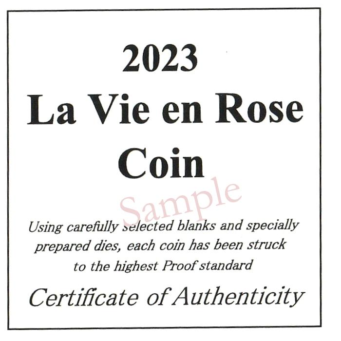 純金 K24 K18 2023 ラヴィアンローズ コイン ペンダントトップ 1/10oz 送料無料 ネックレストップ 24金 18k ゴールド 記念 エリザベス女王 2023年 EmN0203 ...