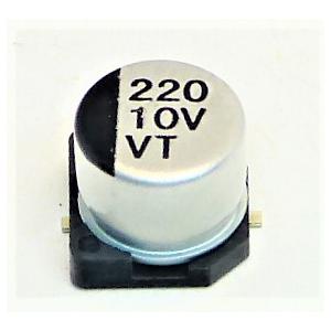 電解コンデンサ 10v 220μF（SMD) 105°C 1個（10v 220uf） : かすかべでんき - 通販 - Yahoo!ショッピング