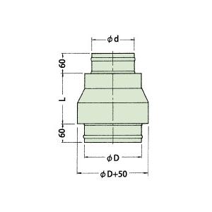 タイロン DR1512 異径継手管 DR型 片落管 : エイワEストア 本店 - 通販 - Yahoo!ショッピング
