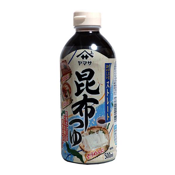 【送料無料】★まとめ買い★ ヤマサ醤油 昆布つゆ ストレート 500ml ×12個【イージャパンモール】 :012 ...