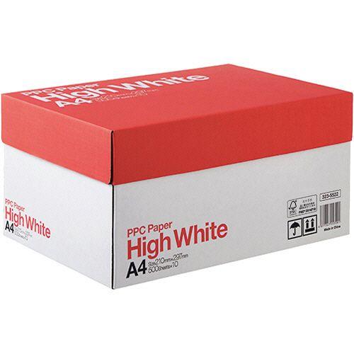 【送料無料】【個人宅届け不可】【法人（会社・企業）様限定】PPC PAPER High White A4 1箱(5000枚:500枚×10冊 ...