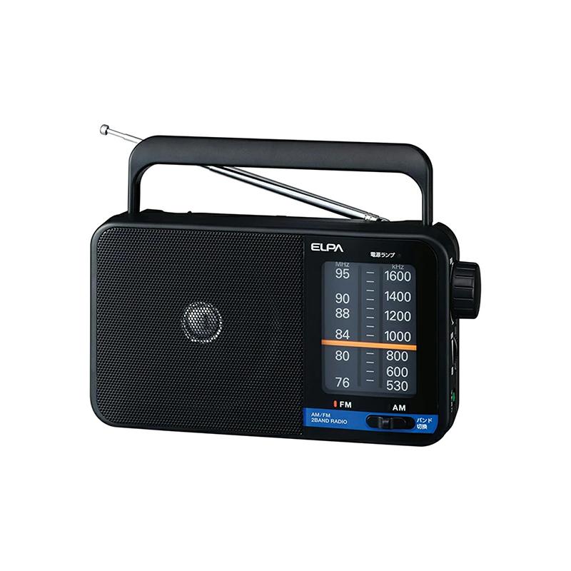 ELPA エルパ AM/FMポータブルラジオ ER-H100 4901087215799 : ejoy Yahoo!ショッピング店 - 通販 - Yahoo!ショッピング
