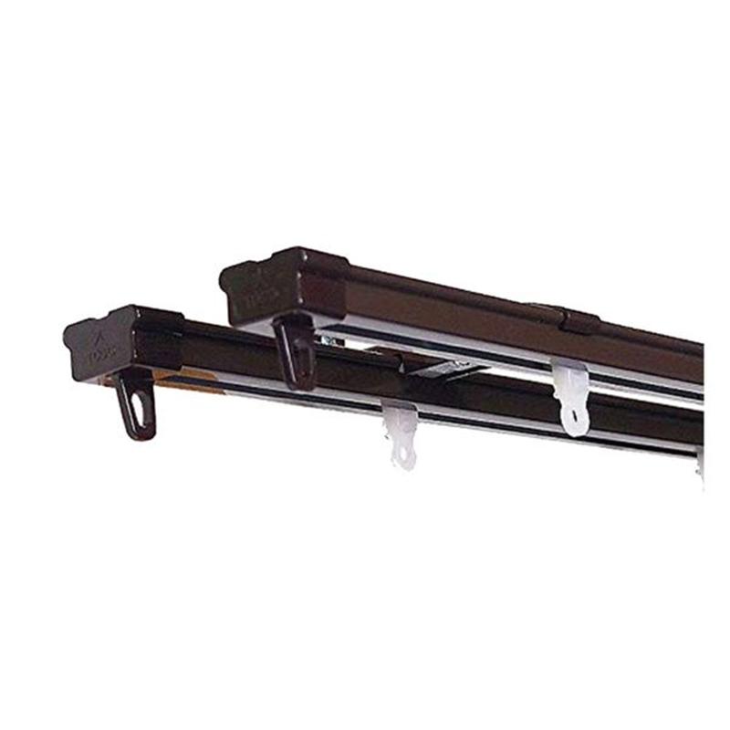 TOSO 伸縮式カーテンレール ダブル 0.6m〜1m ブラウン AJ606 4975559779188 : ejoy Yahoo!ショッピング店 - 通販 - Yahoo!ショッピング