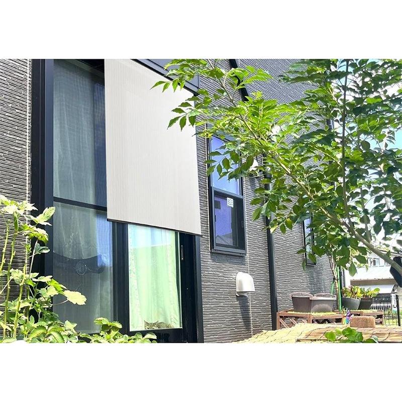 明和グラビア 遮熱 日除け名人 すだれタイプ レール仕様 約90cm×120cm ホワイト 遮光 UVカット 目隠し SSM-9012 4977932280274 : ejoy Yahoo ...