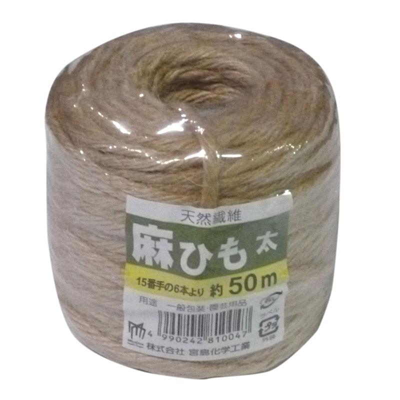 宮島化学工業 麻ひも 太3mm×長さ50m 麻紐 茶 Y004 4990242810047 : 4990242810047 : ejoy Yahoo!ショッピング店 - 通販 - Yahoo ...