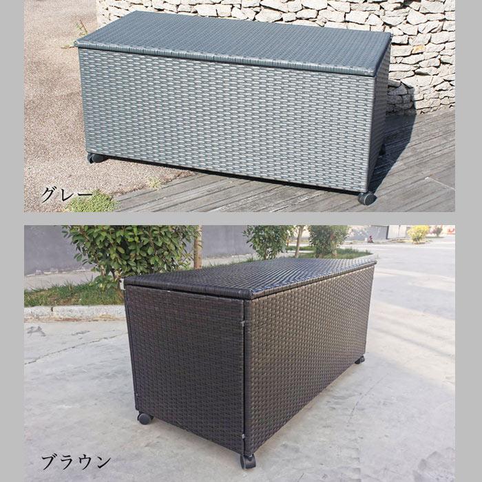 わけあり ゴミ箱 屋外 ダストボックス 収納ボックス 収納 撥水 大容量 大型 260L ラタン調 gastr : イーカグライフ - 通販 - Yahoo!ショッピング