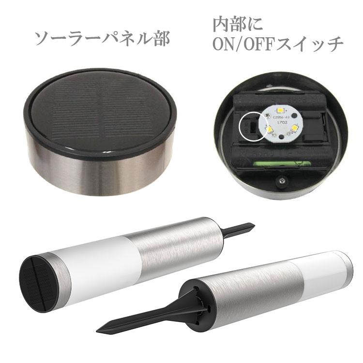 LEDソーラーライト 2個セット ポールライト 大容量 暗くなると自動点灯 埋め込み式 庭園灯 ガーデンライト ガイドライト 防水 防犯 PL3-Ag-Y-Xset : 恵光 - 通販 ...