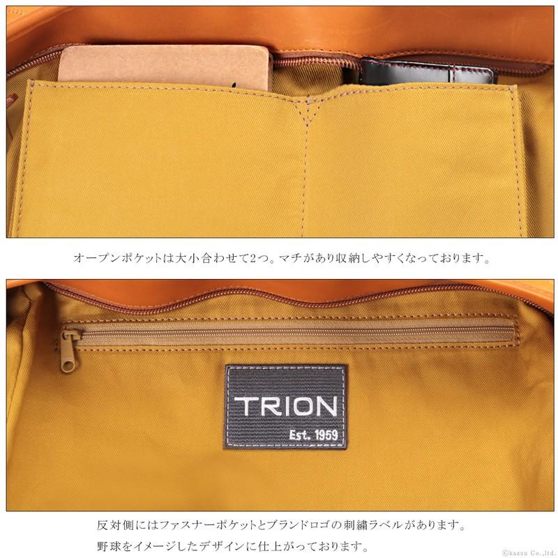TRION トライオン トートバッグ メンズ バッグ ブランド 本革 牛革 縦型 自立 A4 シンプル ファスナー付き グローブレザー 大容量 通勤 ビジネスバッグ DPC250 :trion ...