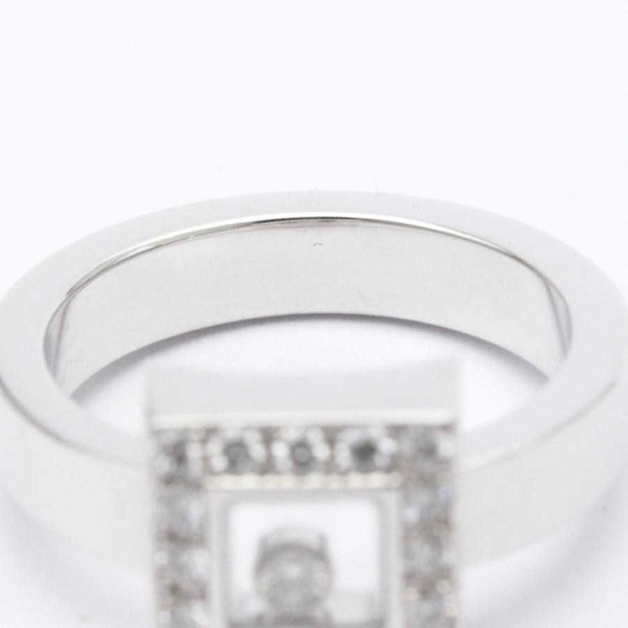 ショパール ハッピーダイヤモンド スクエアダイヤモンド K18 ホワイト ゴールド K18 WG 指輪 【中古】 :bf558709:ELADYヤフーショップ - 通販 - Yahoo!ショッピング