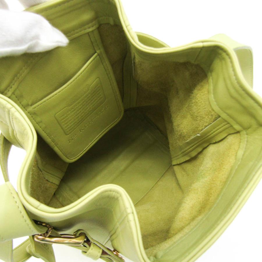 COACH コーチ オールドコーチ 4156 レディース レザー ショルダーバッグ ライトグリーン : ELADYヤフーショップ - 通販 ...