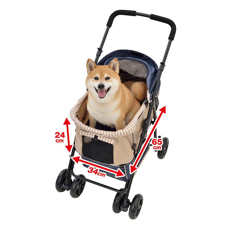 GEX わんわんカート 多頭用DX plus-N デニム柄×ベージュ : el Arco Iris - 通販 - Yahoo!ショッピング