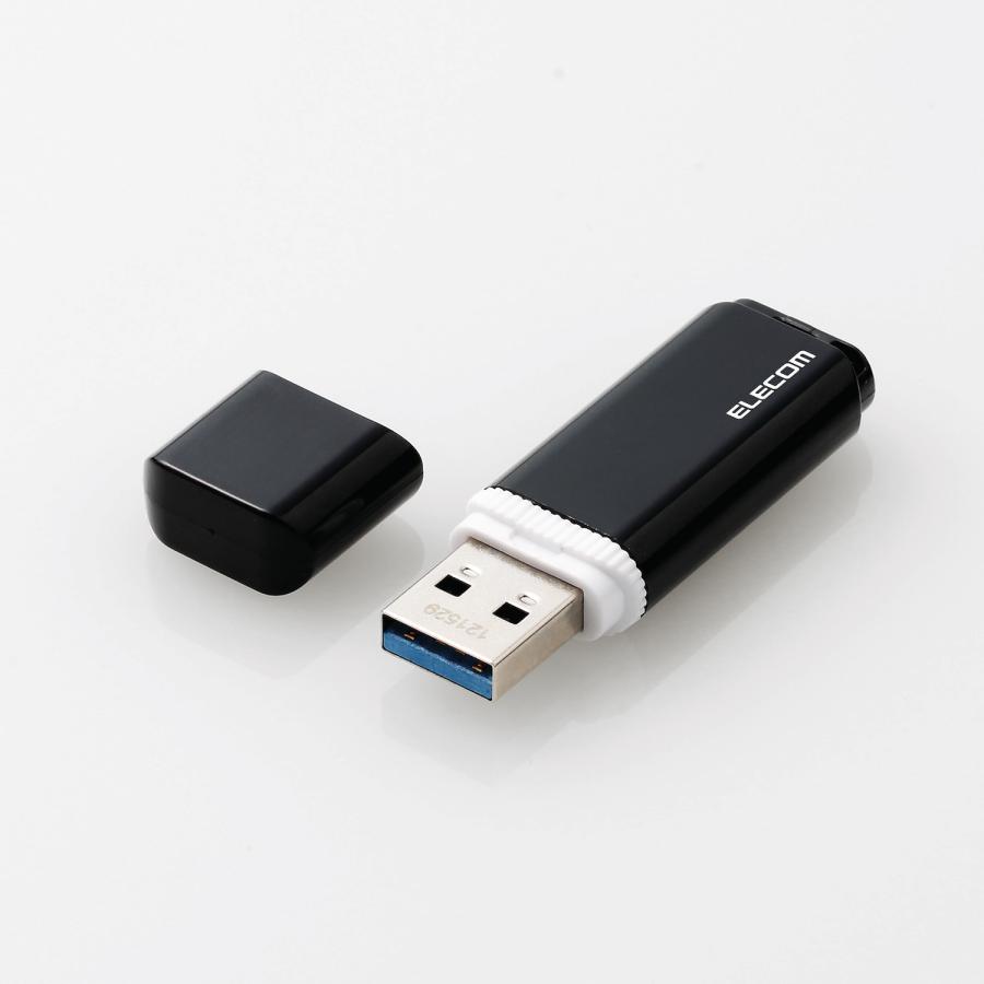 ELECOM USBメモリー キャップ式 USB3.1(Gen1)メモリ 128GB USB メモリ セキュリテイ機能対応 ホワイト MF-BBU3128GWH エレコム 在庫処分 ...