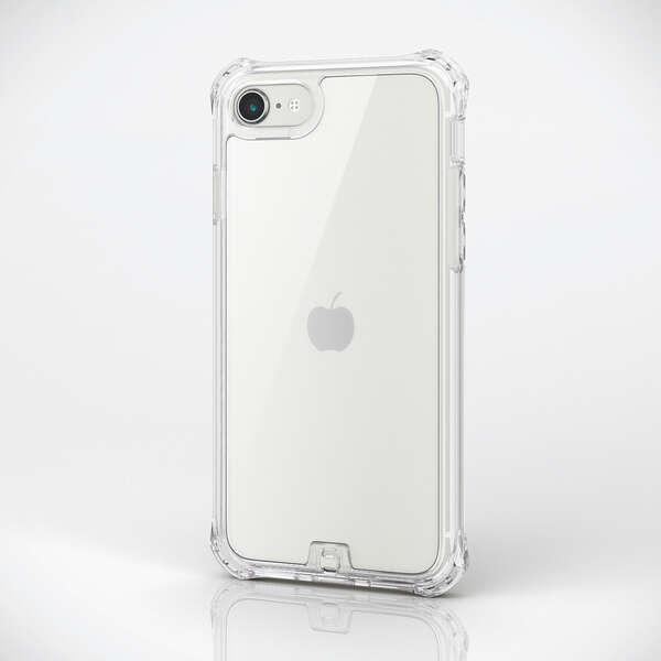 ELECOM（エレコム） iPhone SE 第3世代 / 第2世代 ハイブリッドケース ZEROSHOCK インビジブル フォルテイモ(R) 4.7インチ カバー ゼロショック クリア┃PM ...