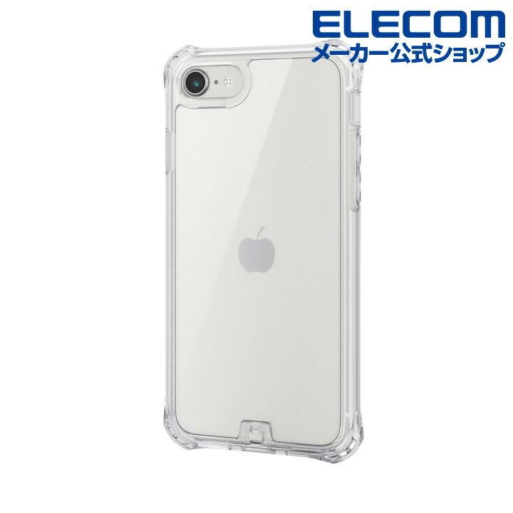 ELECOM（エレコム） iPhone SE 第3世代 / 第2世代 ハイブリッドケース ZEROSHOCK インビジブル フォルテイモ(R) 4.7インチ カバー ゼロショック クリア┃PM ...