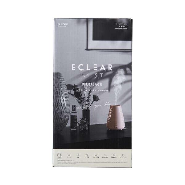 エレコム ECLEAR MIST FIREPLACE 加湿器 アロマデイフューザー エクリアミスト AC電源 ホワイト 約80ml┃HCE-HU2207AWH :4549550264754 ...