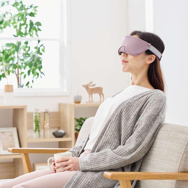 ELECOM エレコム ECLEAR iMask ジェル＆ツボアイマスク エクリア アイマスク ジェル ＆ ツボ リラックス モーヴ リラックスモーヴ┃HCI-G01PN : エレコム ...