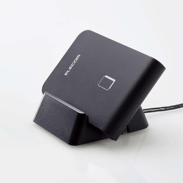 ELECOM エレコム ICカードリーダー用スタンド カード用スタンド MR-ICA001BK対応 ICカードリーダライタ 非接触式 ICカード リーダライタ IC ブラック┃MR ...