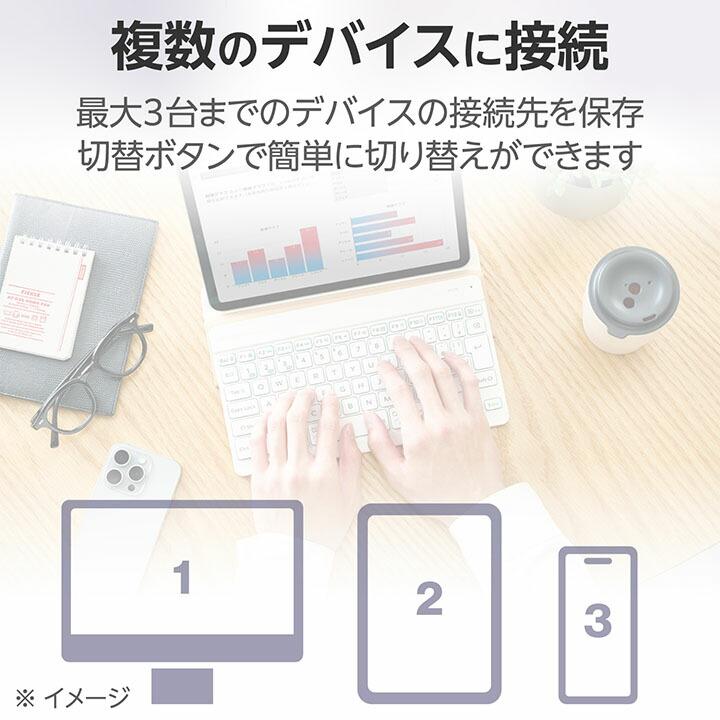 エレコム 充電式 Bluetooth Ultra slim キーボード “Slint” 充電式 Bluetooth Ultra slim キーボード “Slint” 超薄型 パンタグラフ式 ...