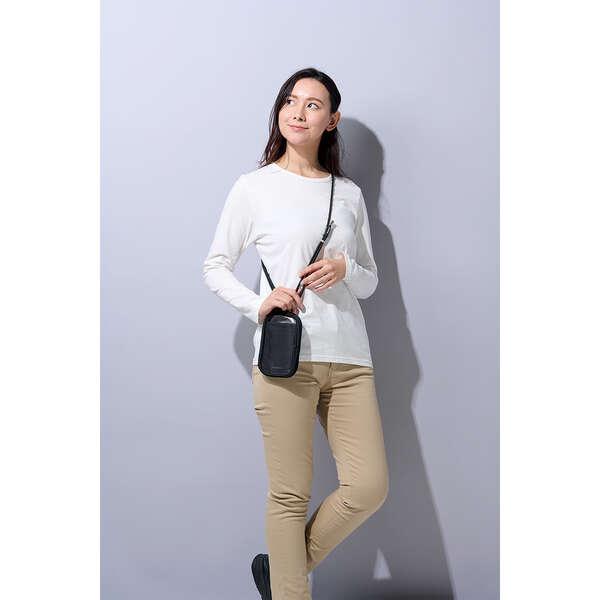 ELECOM エレコム スマートフォン用 ショルダーポーチ MAPOCHE スマホ汎用 クリアポーチタイプ ブラック┃P-MAP05BK : エレコムダイレクトショップ - 通販 ...