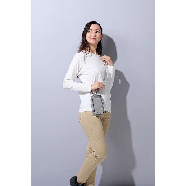 ELECOM エレコム スマートフォン用 ショルダーポーチ MAPOCHE スマホ汎用 クリアポーチタイプ ダスティグレー┃P-MAP05GY : エレコムダイレクトショップ - 通販 ...