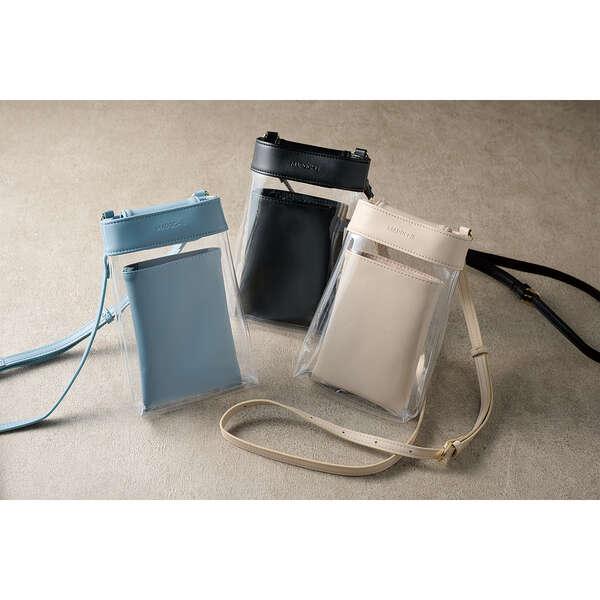 ELECOM（エレコム） スマートフォン用 ショルダーポーチ MAPOCHE スマホ汎用 クリアポケットタイプ MAPOCHE ラック┃P-MAP06BK : エレコムダイレクトショップ ...