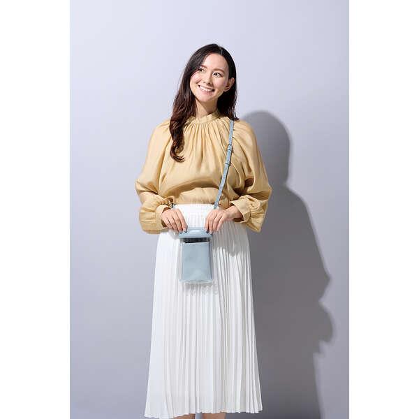 ELECOM エレコム スマートフォン用 ショルダーポーチ MAPOCHE スマホ汎用 クリアポケットタイプ ダスティブルー┃P-MAP06BU : エレコムダイレクトショップ - 通販 ...